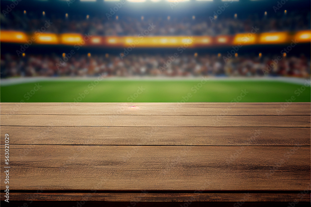 Stadium background created with generative Ai technology Stock ...
