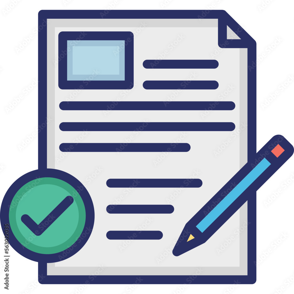 Approved, check mark Vector Icon which can easily modify or edit Stock ...