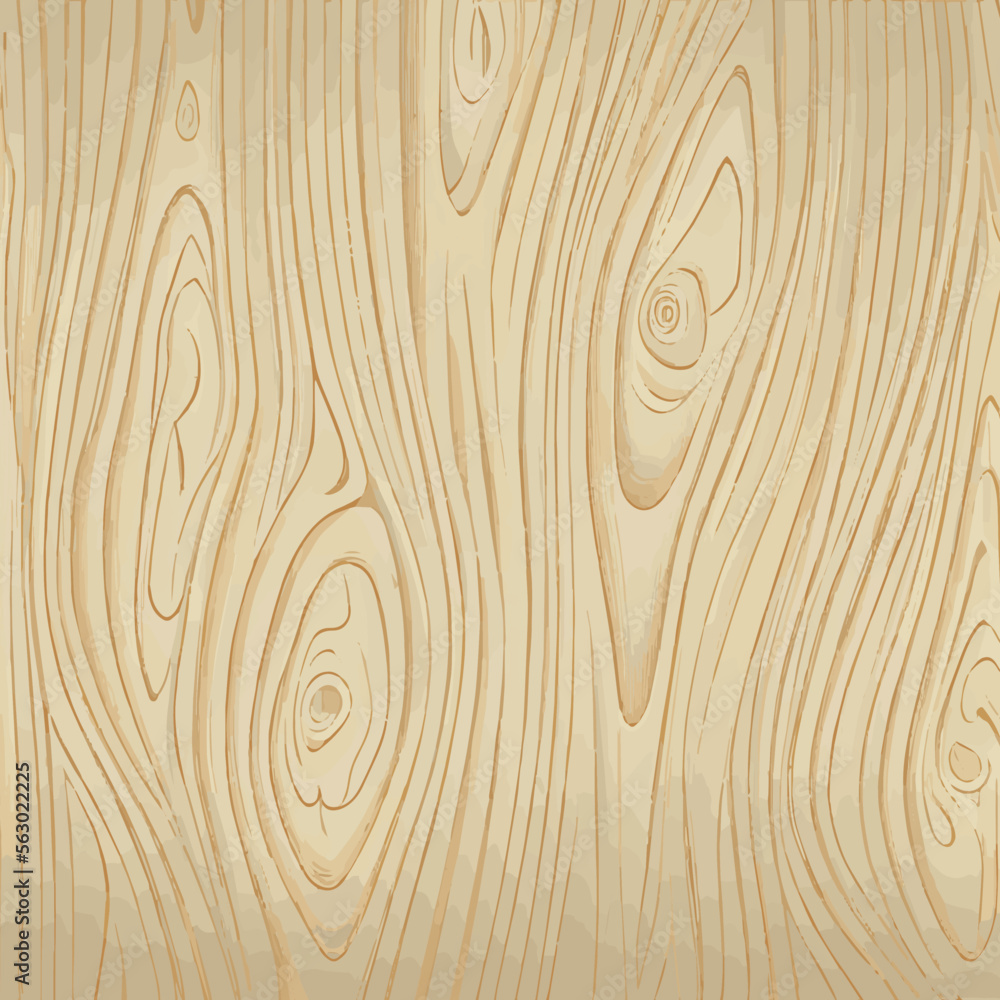 Light wood texture background with knots - Vector Stock Vector | Adobe ...