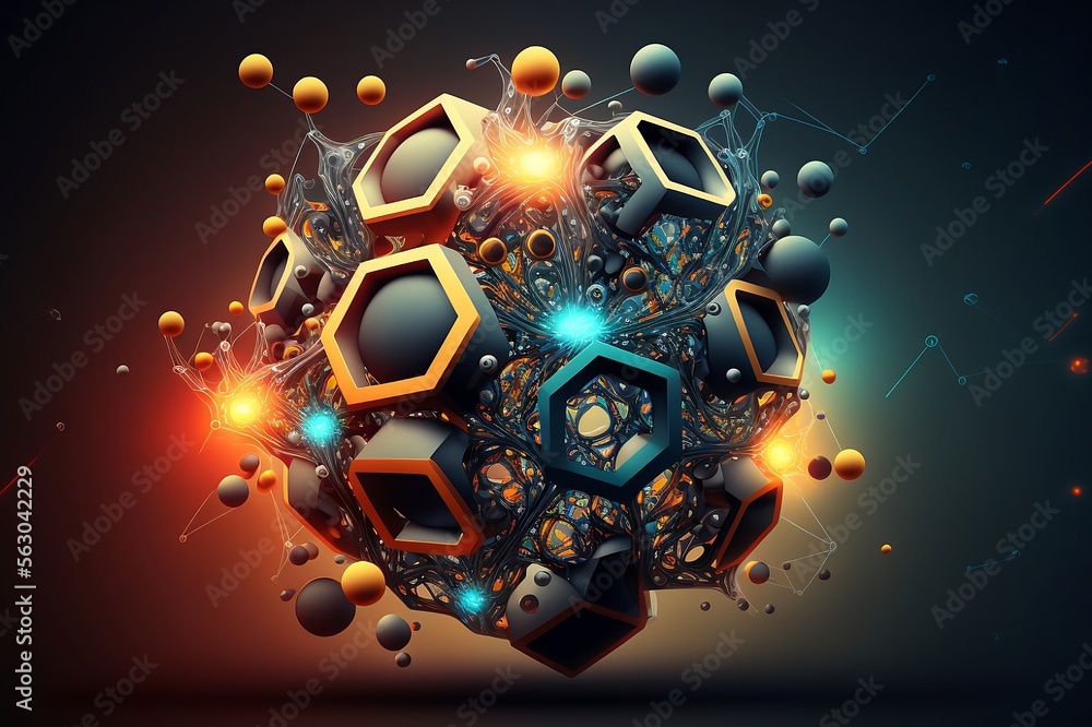 desktop background with spheres, 4k Stock Illustration | Adobe Stock