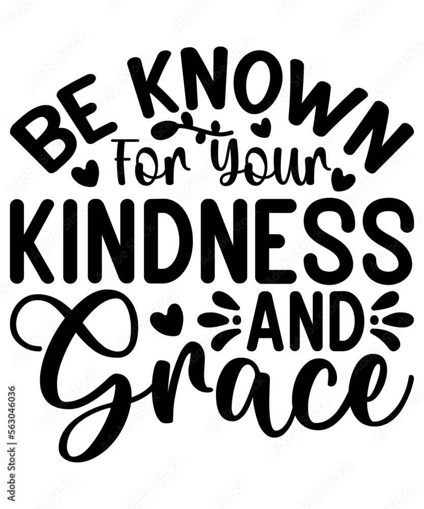 Kindness SVG T Shirt Design Stock Vector | Adobe Stock