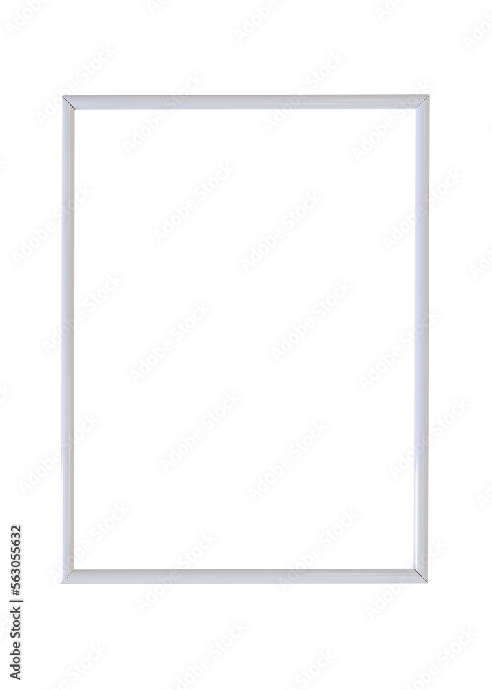 Cadre photos blanc en mode portrait sur un fond transparent. Pour ... Cadre photos blanc en mode portrait sur un fond transparent. Pour ...