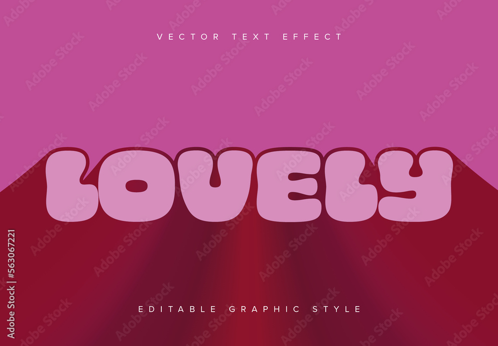 Drop Shadow with Dimension Text Effect Mockup Stock Template | Adobe Stock