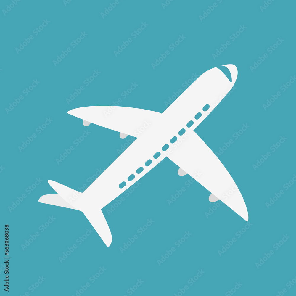 White Commercial Airplane in Flight - Modern Aviation Technology in ...