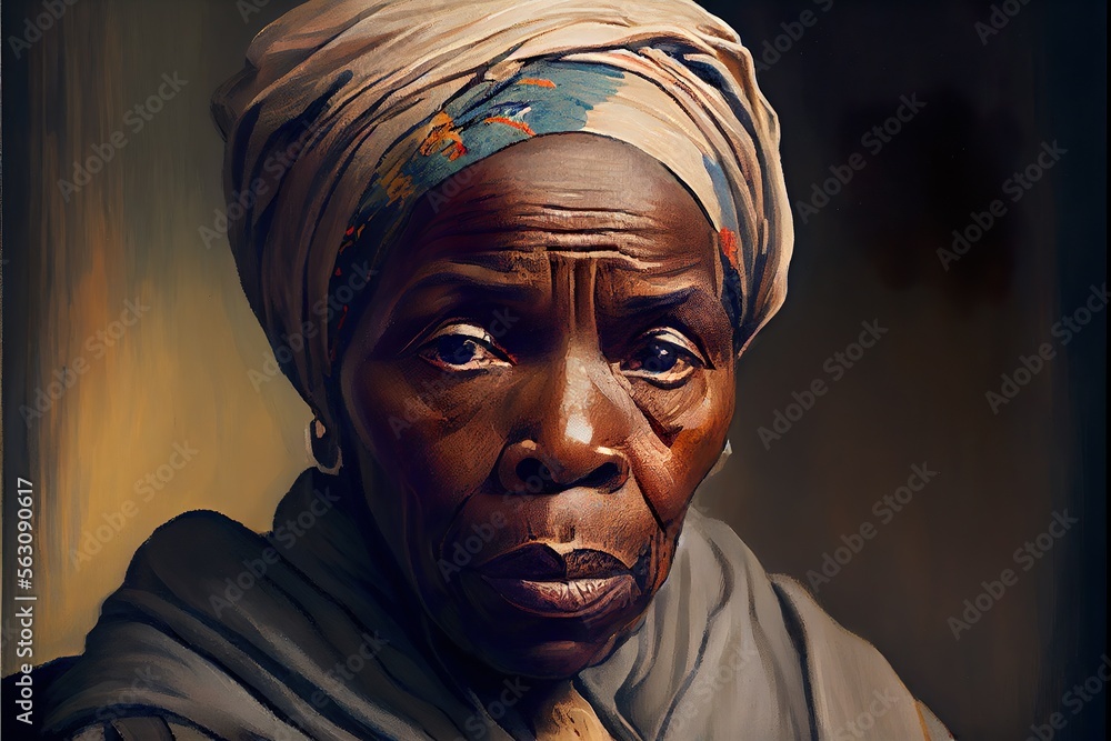 black woman Harriet Tubman Generative AI ilustração do Stock | Adobe Stock