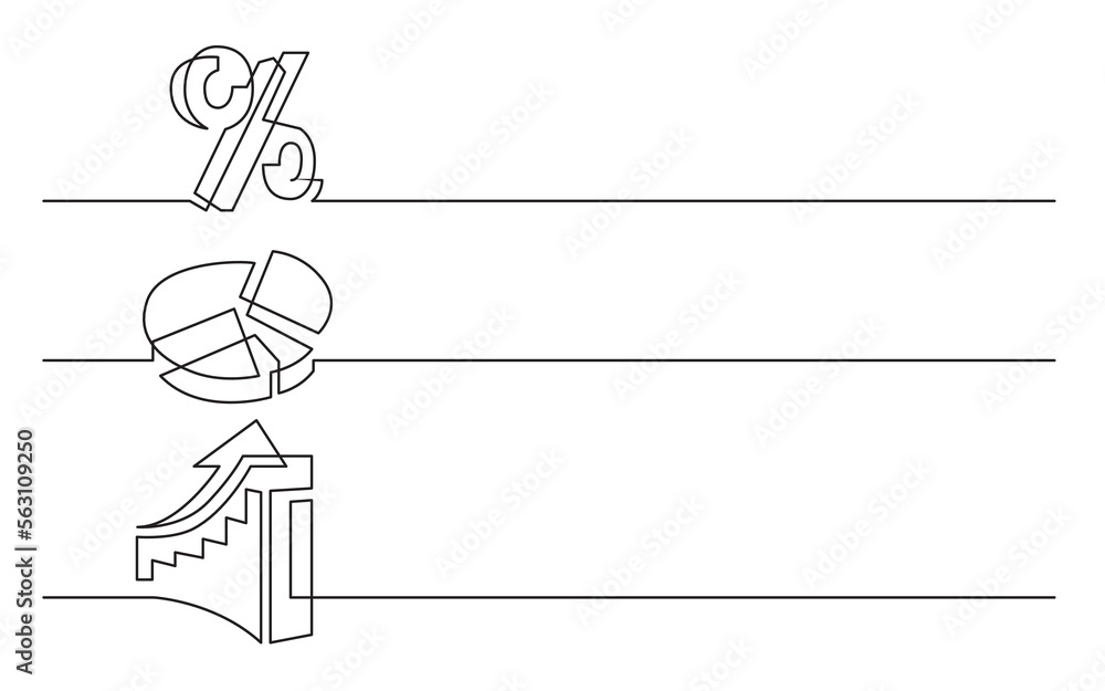 continuous line drawing vector illustration with FULLY EDITABLE STROKE ...