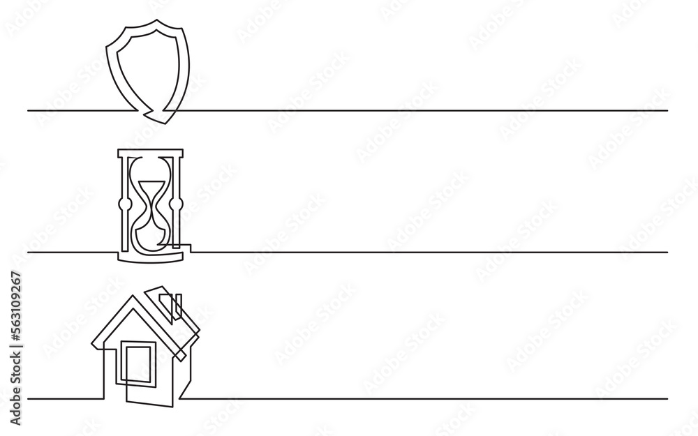 continuous line drawing vector illustration with FULLY EDITABLE STROKE ...