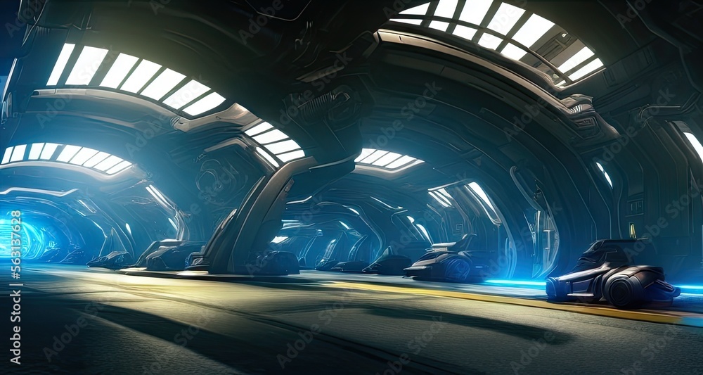 Futuristic city with radiant light and intricate environment - final ...
