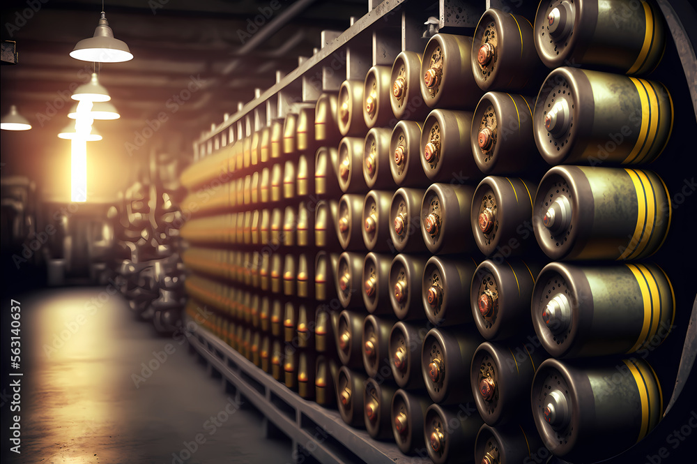 Military plant, factory ammunition for artillery, cartridges for ...