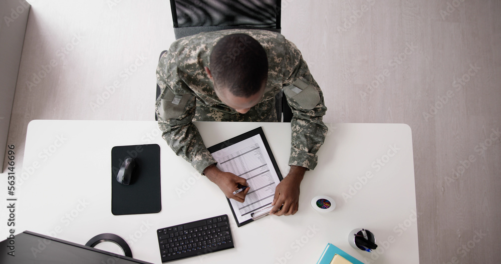 Military Student Education. Army Soldier Veteran Stock Photo | Adobe Stock