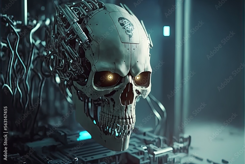 Wall art, wallpaper frame art, realistic painting, cyber war ...