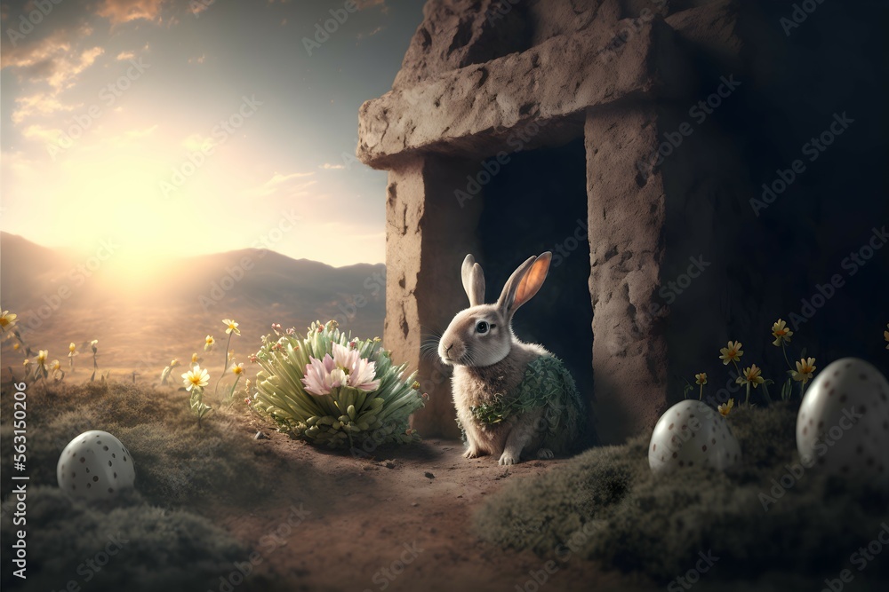 Poster The Easter Story: The Resurrection of Jesus Christ – Wall Art ...