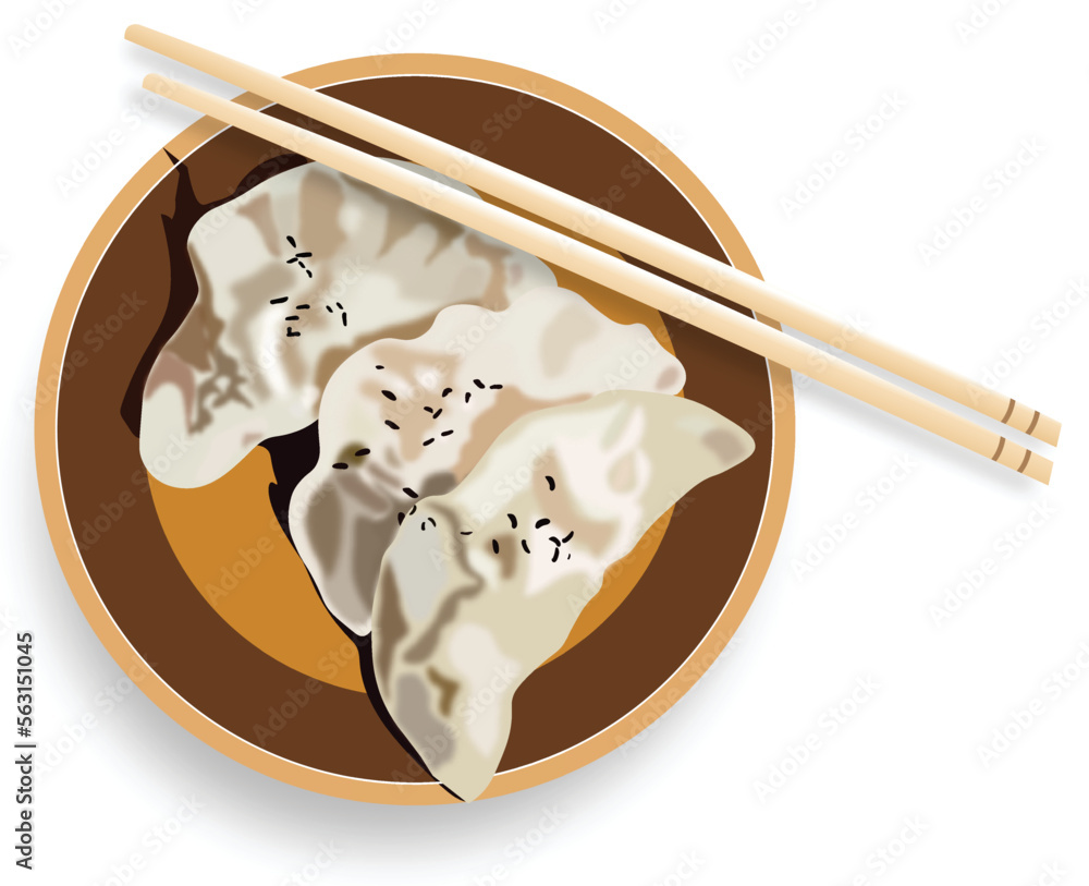 Puli pitha famous bangladeshi traditional winter dessert vector ...