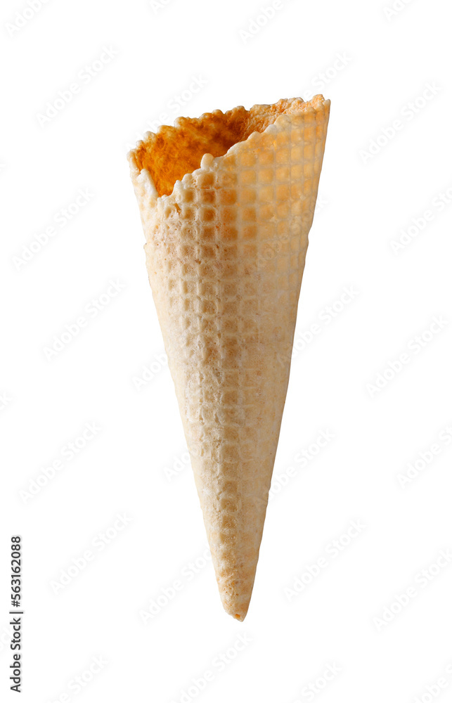 Ice cream cone isolated with clipping path Stock Photo | Adobe Stock