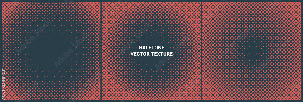 Vector halftone pattern texture gradient screen background. Half tone ...
