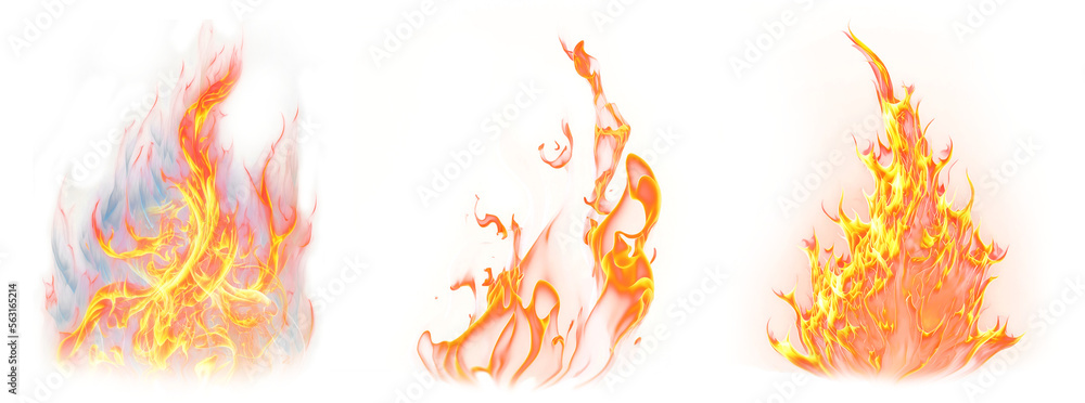 Fire PNG. Realistic Fire Flames with smoke transparent on without ...