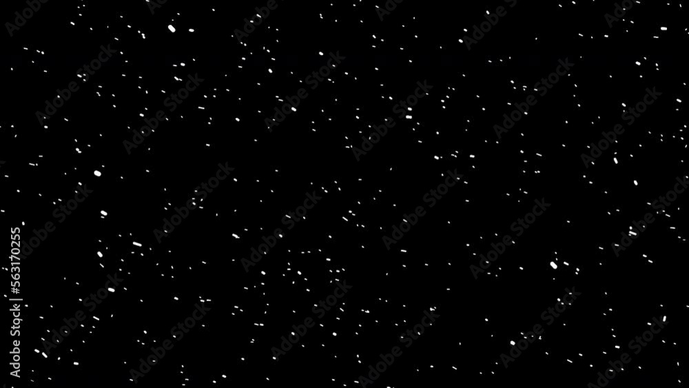 Snow alpha channel transparent background 4K V2 Stock 비디오 | Adobe Stock