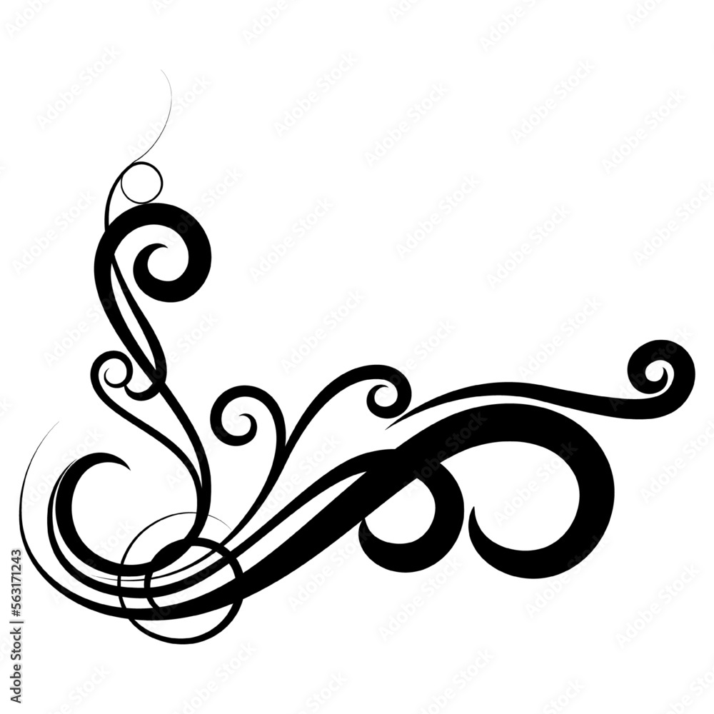 wirly design vector, icon, symbol, logo, clipart, isolated. vector ...