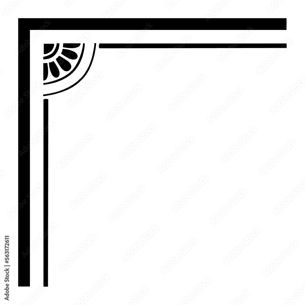 corner vector, icon, symbol, logo, clipart, isolated. vector ...