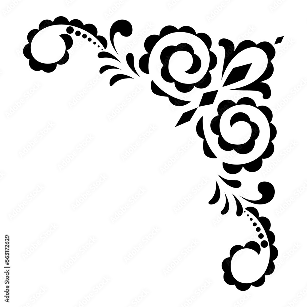 corner vector, icon, symbol, logo, clipart, isolated. vector ...