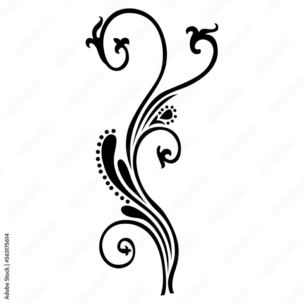 flourish vector, icon, symbol, logo, clipart, isolated. vector ...
