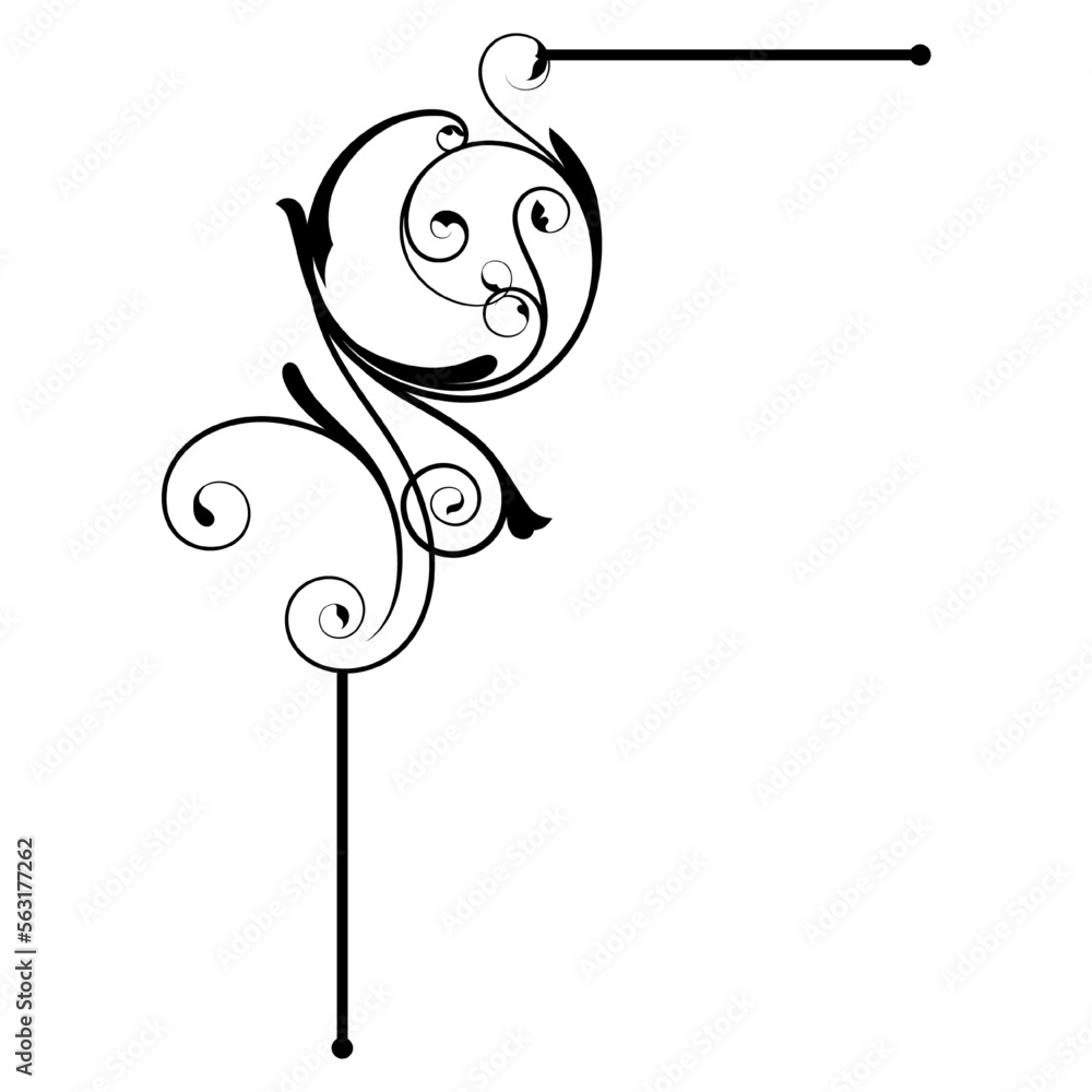 corner vector, icon, symbol, logo, clipart, isolated. vector ...