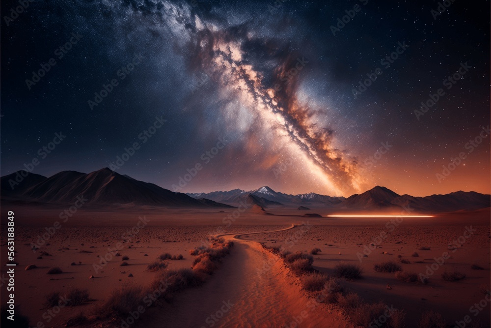 Atacama Desert At Night