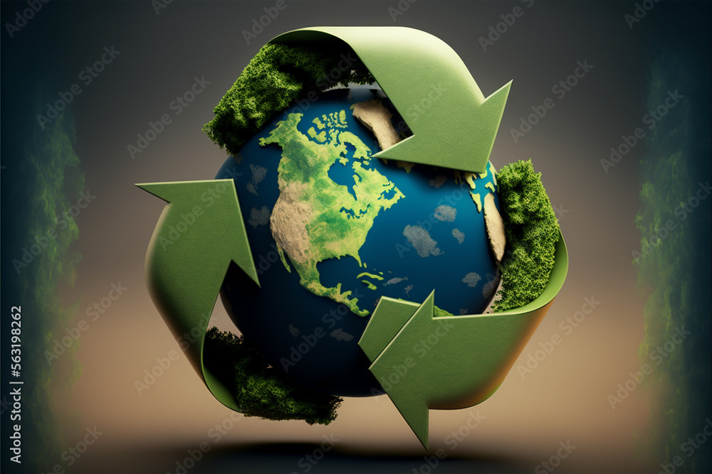 ภาพประกอบสต็อก The Climate Crisis and Recycling: What you can do to ...
