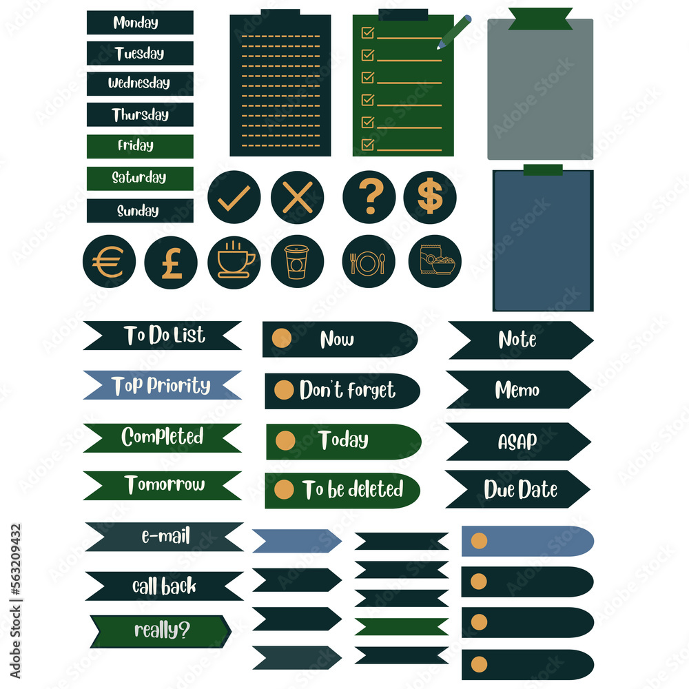 PNG Sticker, label sticker planner sticker digital post it digital ...