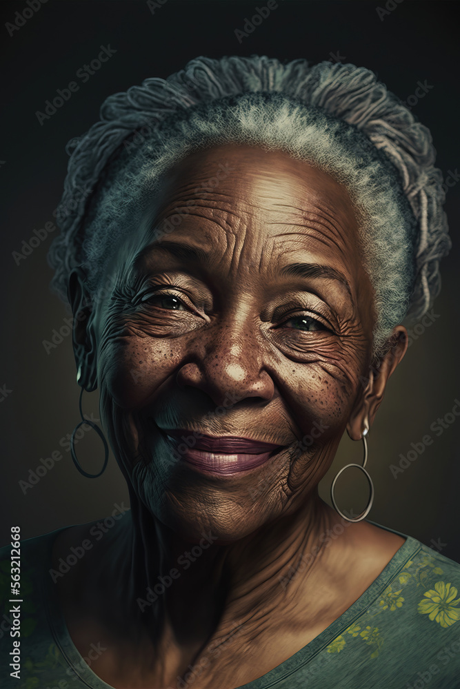 Smiling Old Woman