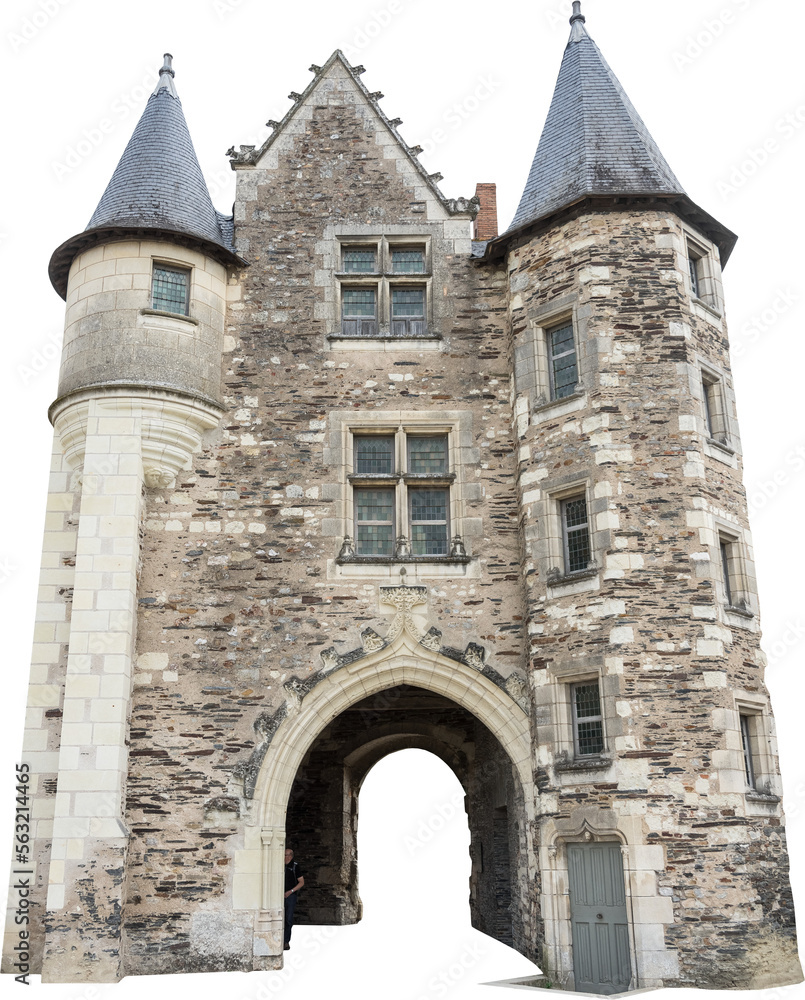 Isolated PNG cutout of a medieval gate on a transparent background ...