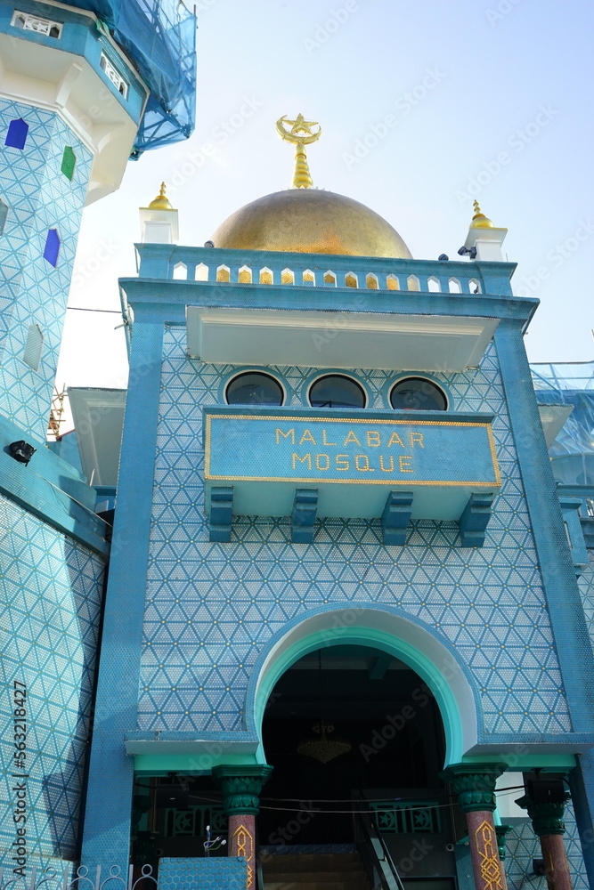 Masjid Malabar or Malabar Muslim Jama-Ath Mosque in Singapore - シンガポール ...