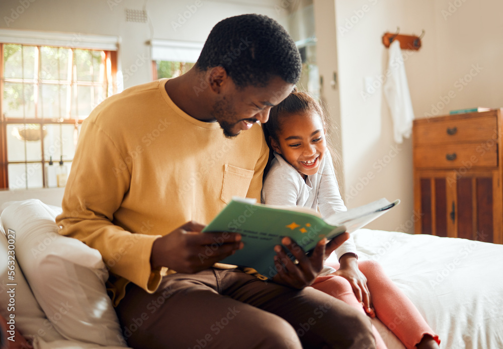 Father storytelling, child reading and family love for language ...