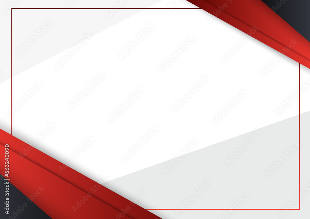 simple black and red presentation background Stock Vector | Adobe Stock