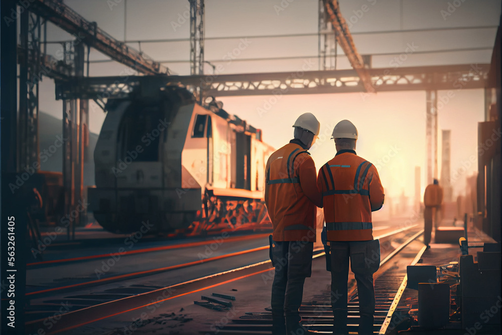 Engineers technician team checkup and analyzing an unfinished on ...