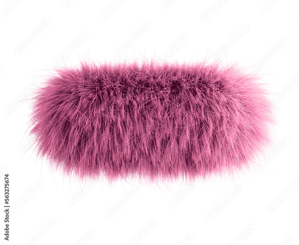 Pink 3D Fluffy Symbol Minus Stock Illustration | Adobe Stock