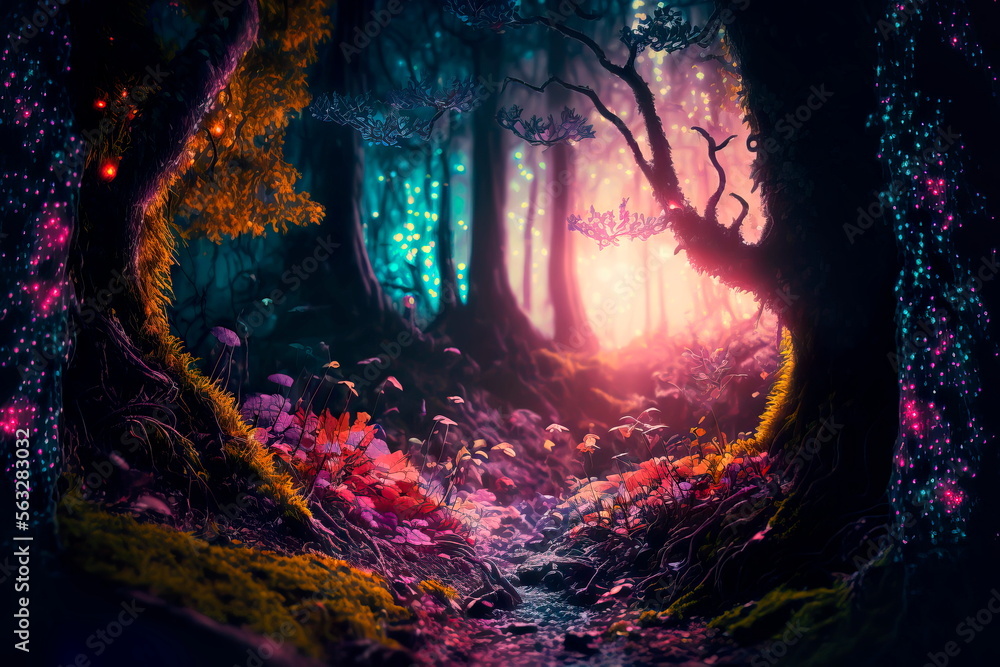 Fantasy Forest Landscape
