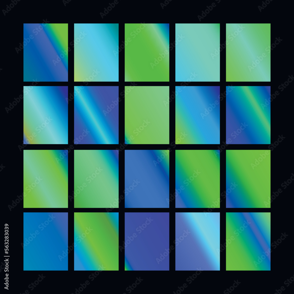 Mobile screen lock display collection of colorful backgrounds in trendy ...