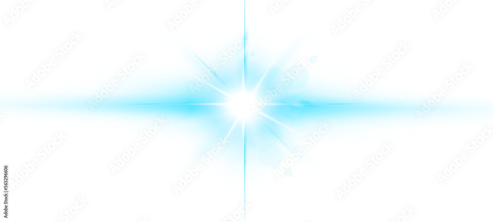 Transparent isolated blue sparkle light effect Stock Illustration ...