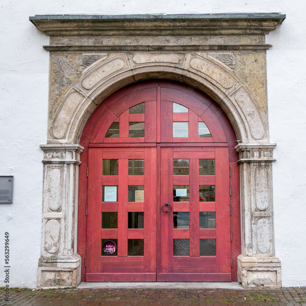 Porte d'entrée du Museum Brot und Kunst à Ulm Stock Photo | Adobe Stock