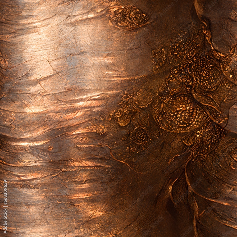 beautiful copper plate photorealistic texture seamless large scale view ...