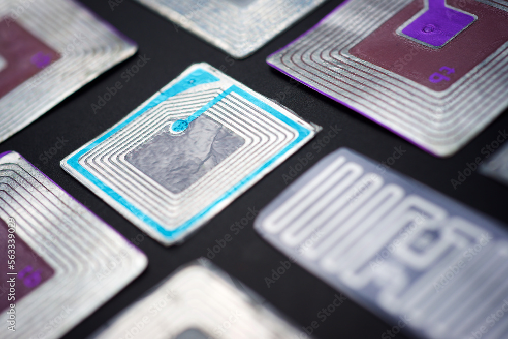 Rfid tags view Stock Photo | Adobe Stock