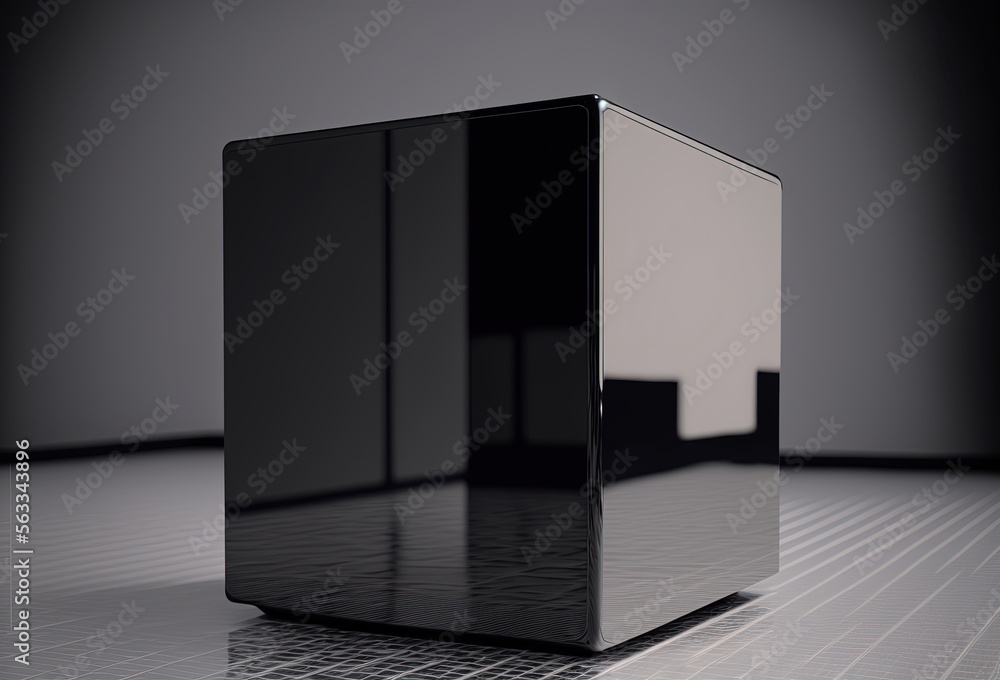 Black Box, abstract concept for Artificial General Intelligence Stock ...