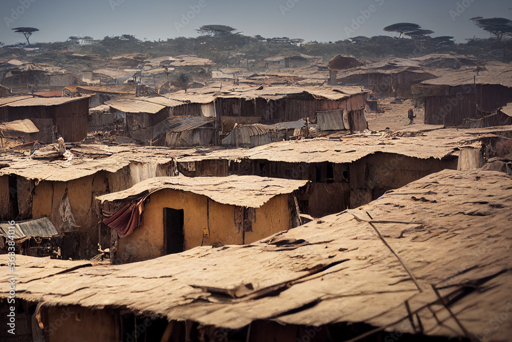 african slums very poor small houses of poor people in africa ...