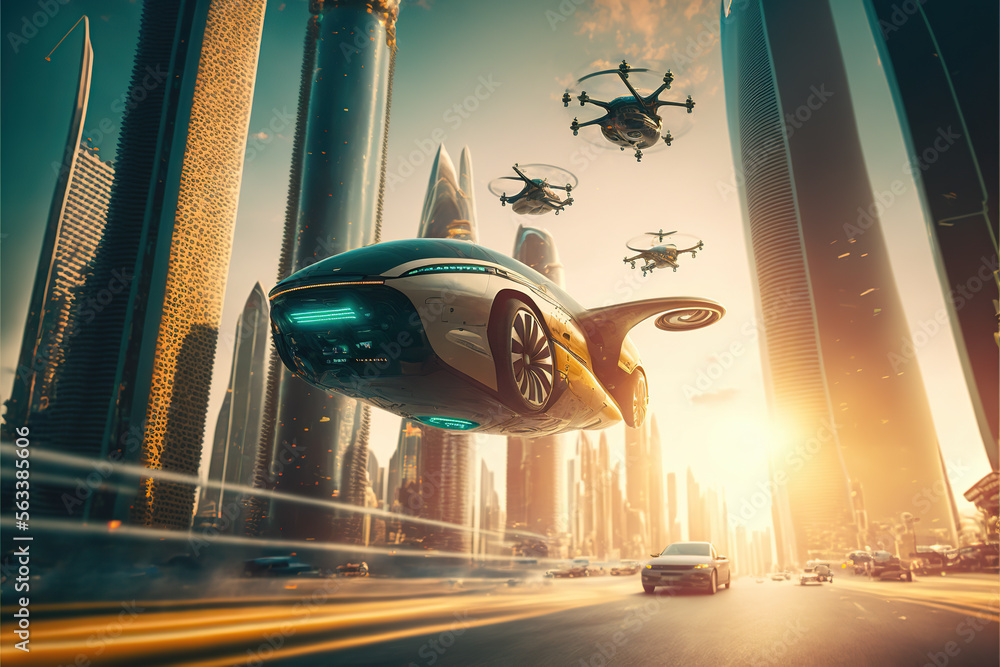 flying cars, with electric propulsion and ability to fly and drive on ...