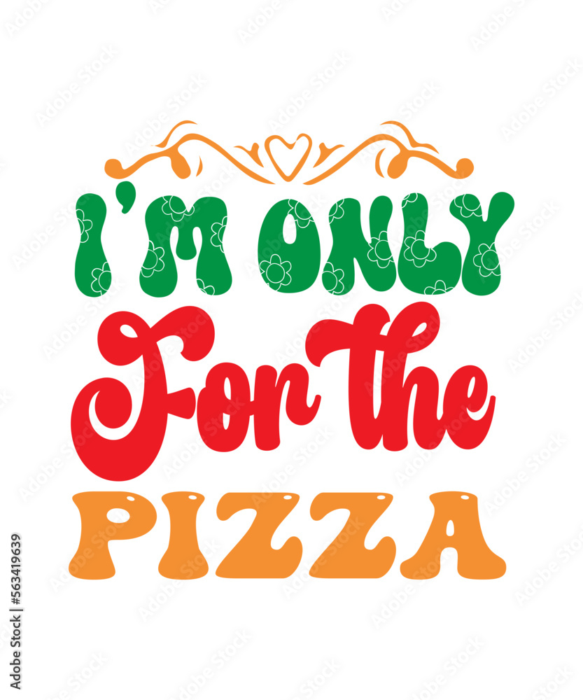 Pizza svg bundle with funny quote, kitchen svg cut file for cricut ...