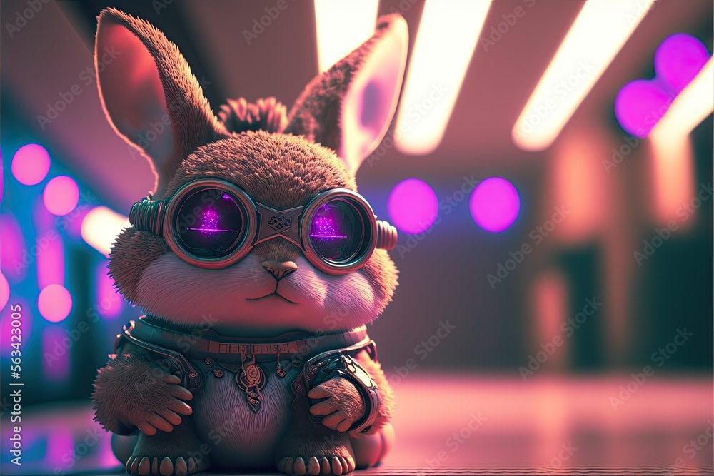 photorealistic portrait photography of an anthropomorphic chibi ...