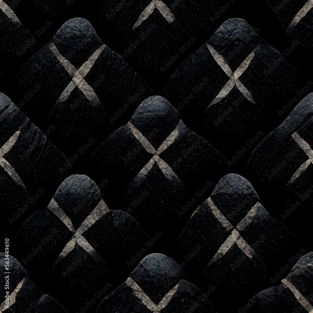 plus sign seamless repeating pattern dark aesthetic black background ...