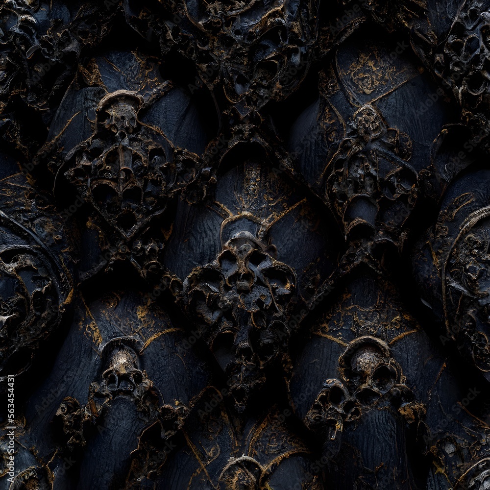 A seamless texture of a gothic pattern subsurface scattering unreal ...