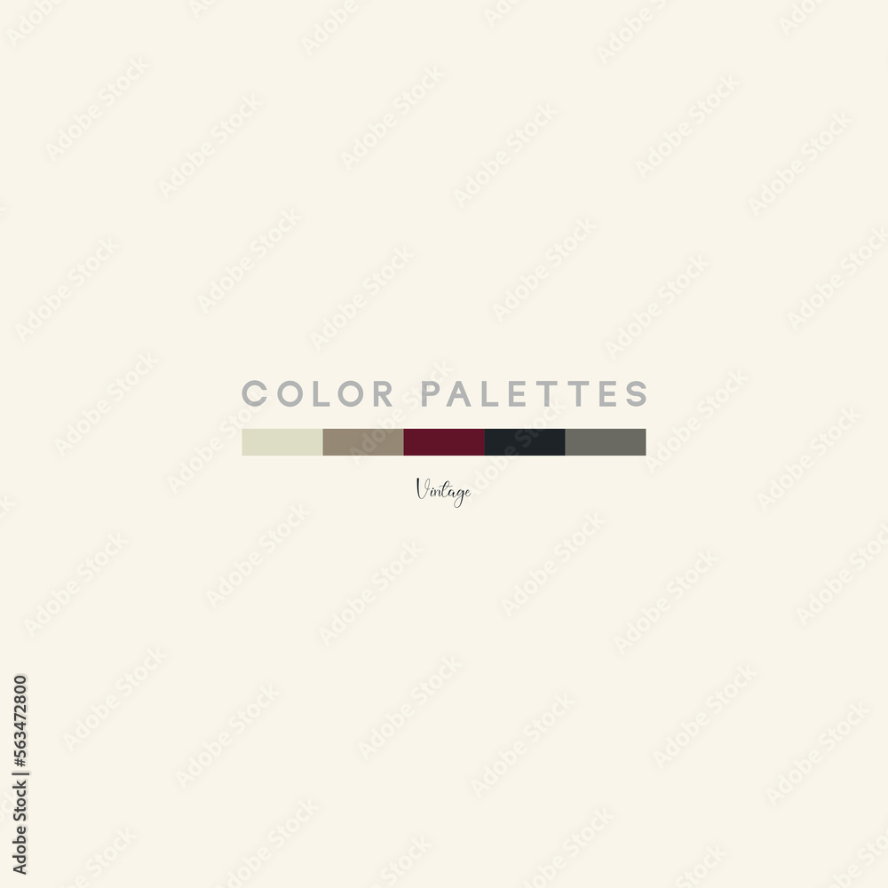 Vintage Color Chart. Print Test Page. Color Numbers or Names. HEX codes ...